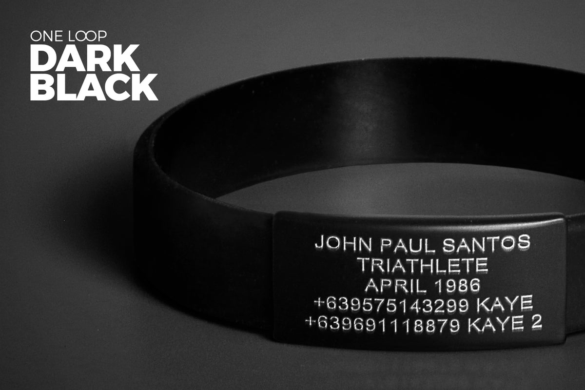 One Loop Wrist Tag - Dark Black – One Loop PH
